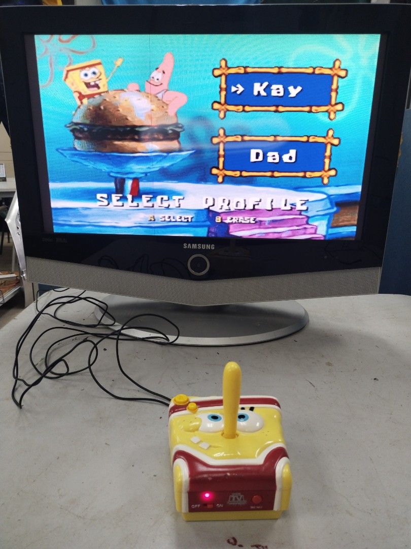 Jakks Pacific SpongeBob SquarePants The Fry Cook Games Plug N' Play TV ...