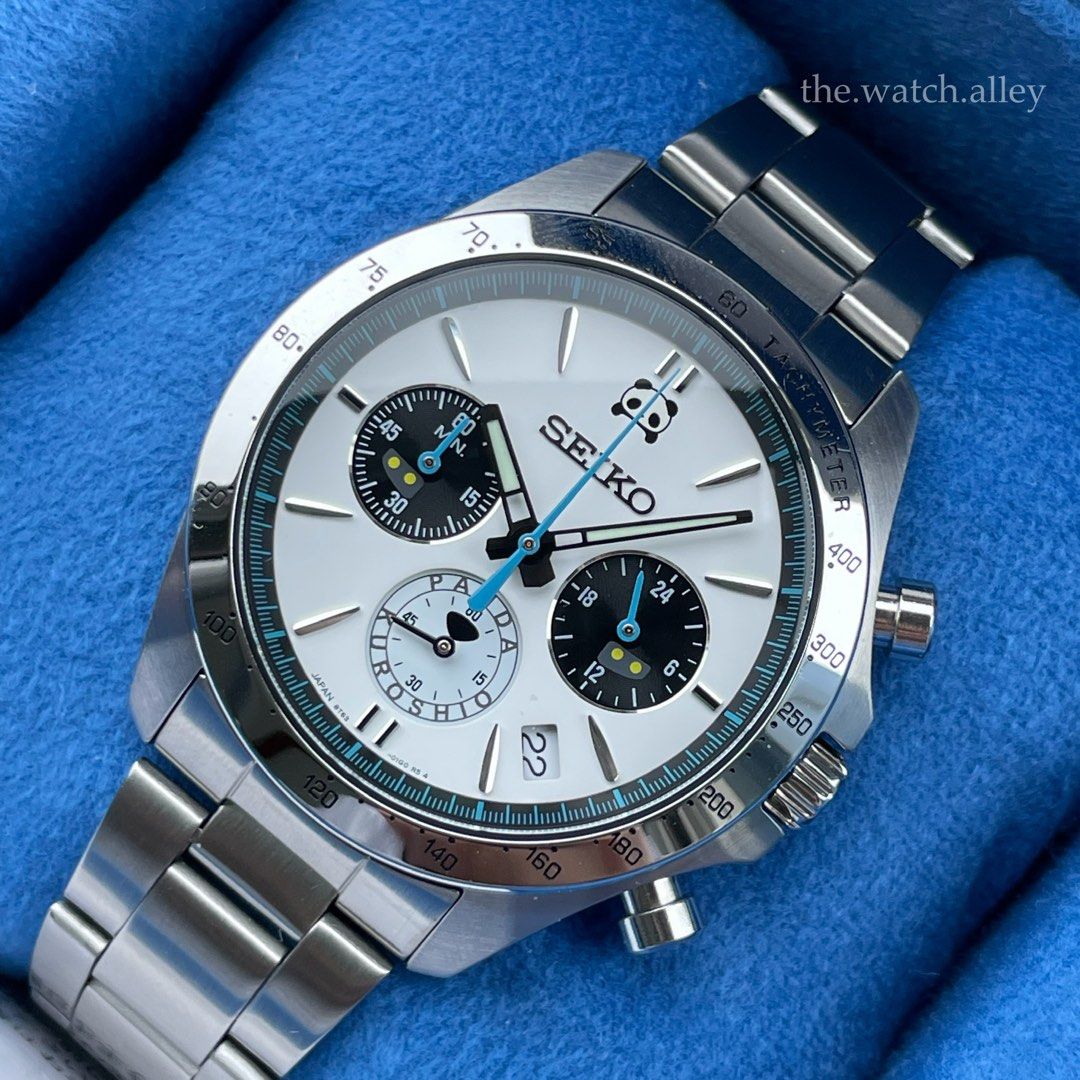 JDM Seiko x JR West - Limited Edition Chronograph 287 Panda Kuroshio ...