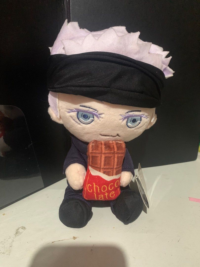 Jujutsu Kaisen Satoru Gojo Plush Chocolate, Hobbies & Toys, Toys ...