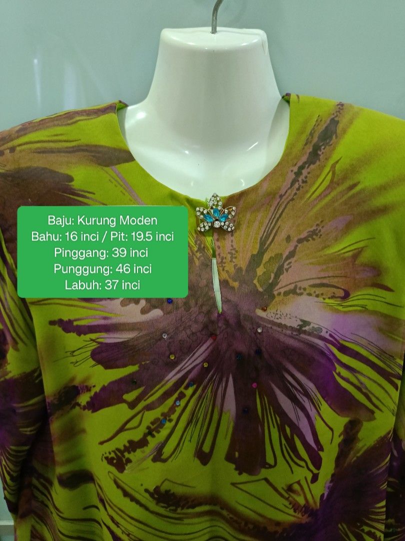 Kurung Moden Kain Lipat Tepi, Women's Fashion, Muslimah Fashion, Baju ...