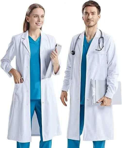 LAB GOWN LABORATORY GOWN- AVAILABLE IN 3/4 AND LONG SLEEVES- SMALL ...