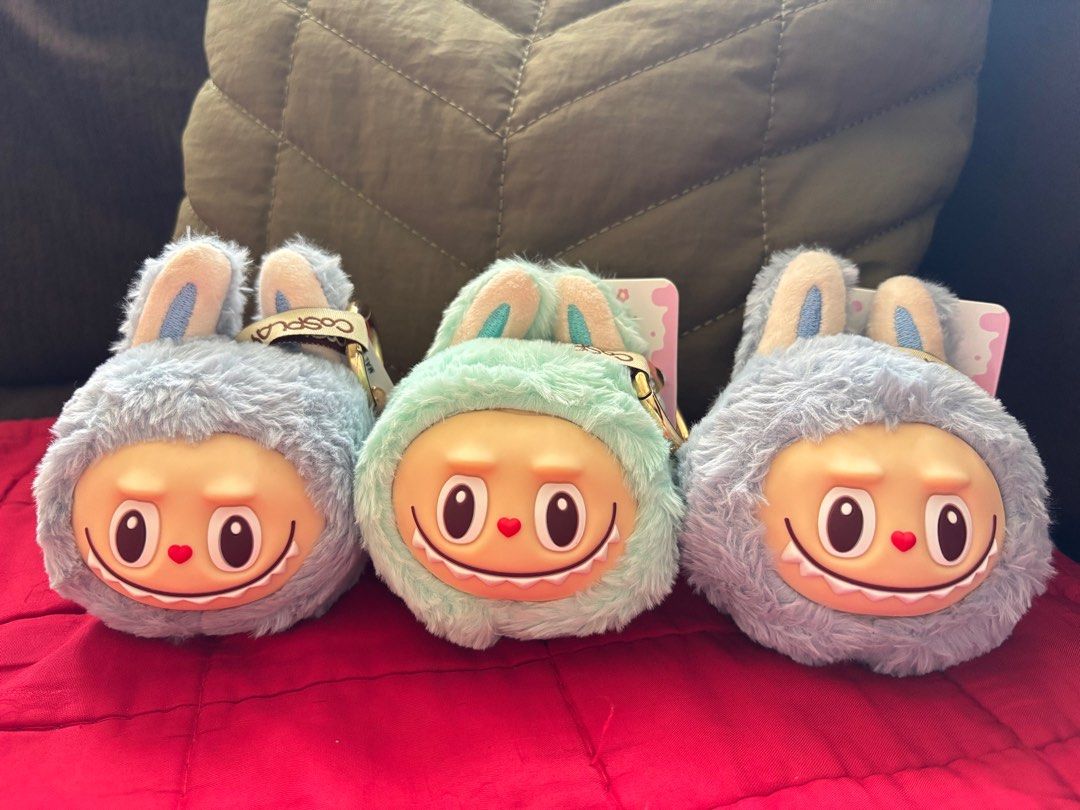 Labubu Head Keychain (ONHAND), Hobbies & Toys, Toys & Games on Carousell