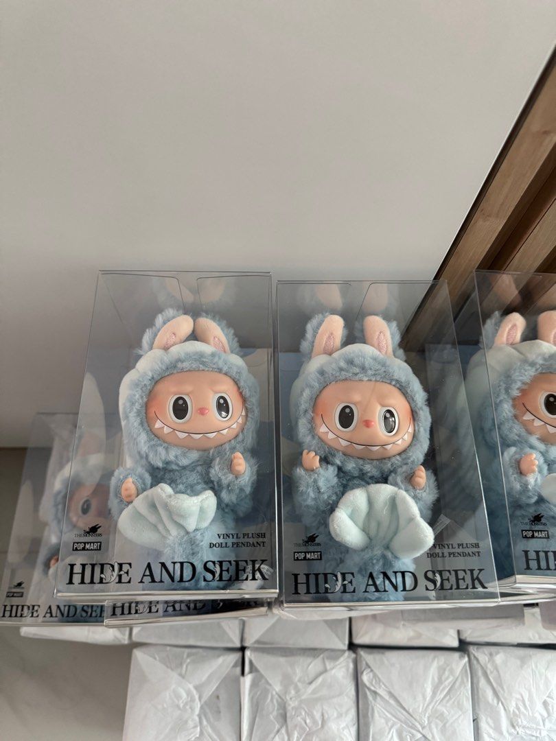 LABUBU HIDE AND SEEK IN SINGAPORE SERIES-Vinyl Plush Doll Pendant ...