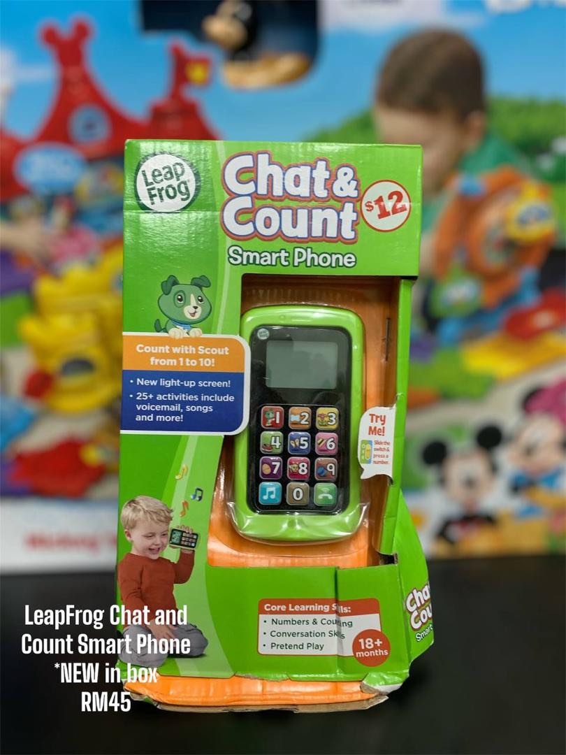 Leapfrog Chat and Count Smart Phone, Hobbies & Toys, Toys & Games on ...