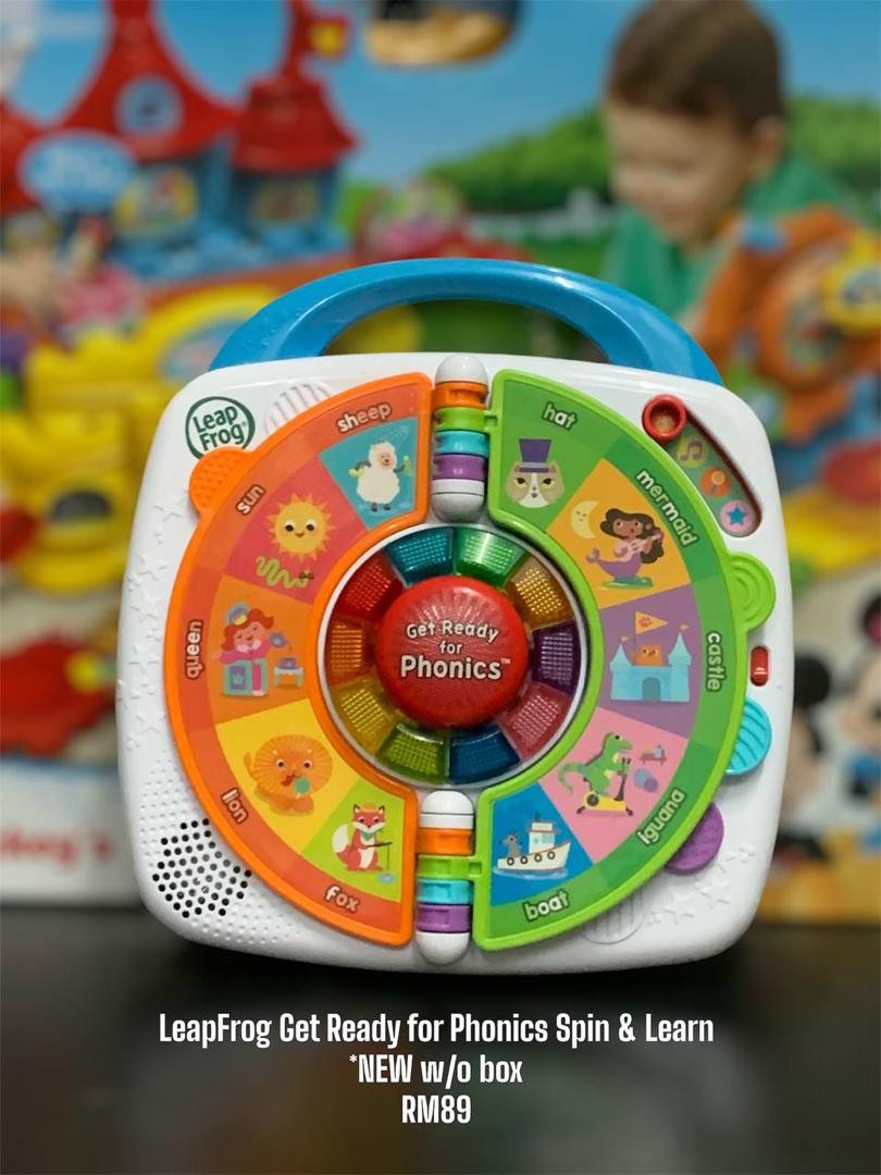 LeapFrog Get Ready For Phonics Spin & Learn, Hobbies & Toys, Toys ...