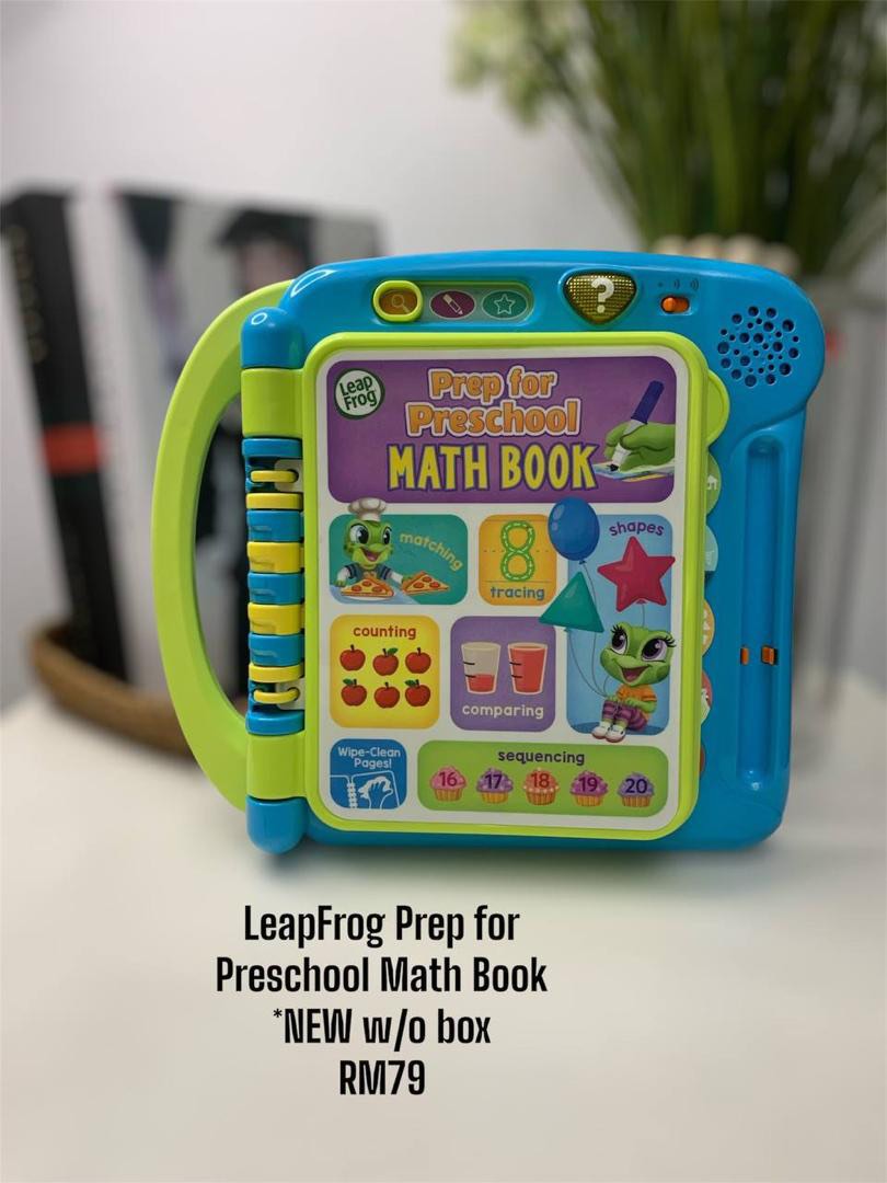 LeapFrog Prep for Preschool Math Book, Hobbies & Toys, Toys & Games on ...