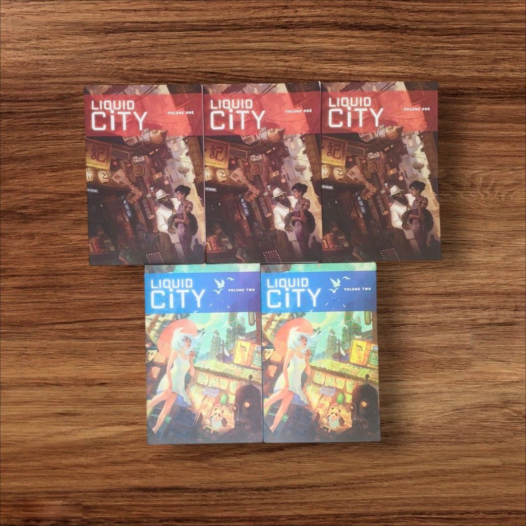 Artbook - Liquid City Vol 1 & 2, Hobbies & Toys, Books & Magazines ...