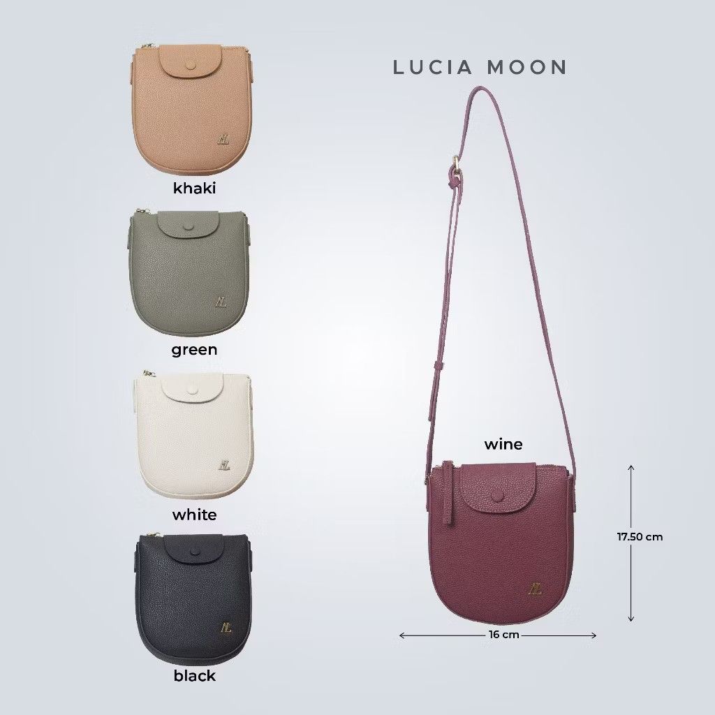 Lucia Moon by Anthon's Leather - Colour Wine, Women's Fashion, Bags ...