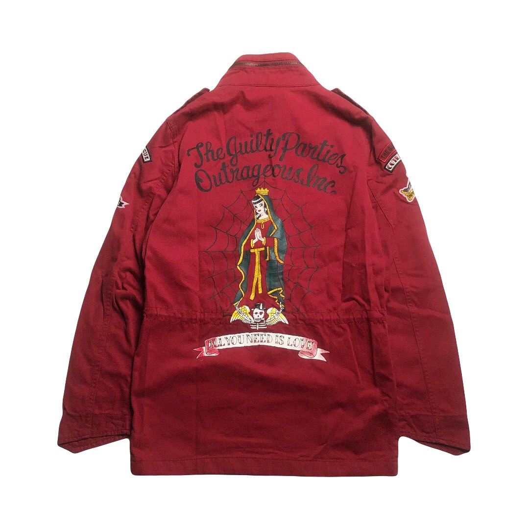 M65 WACKO MARIA GUILTY PARTIES Field Jacket, Fesyen Pria, Pakaian ...