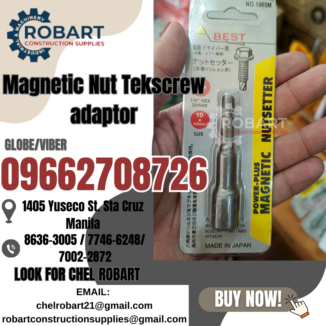 MAGNETIC NUT SETTER TEKSCREW ADAPTOR, Commercial & Industrial ...
