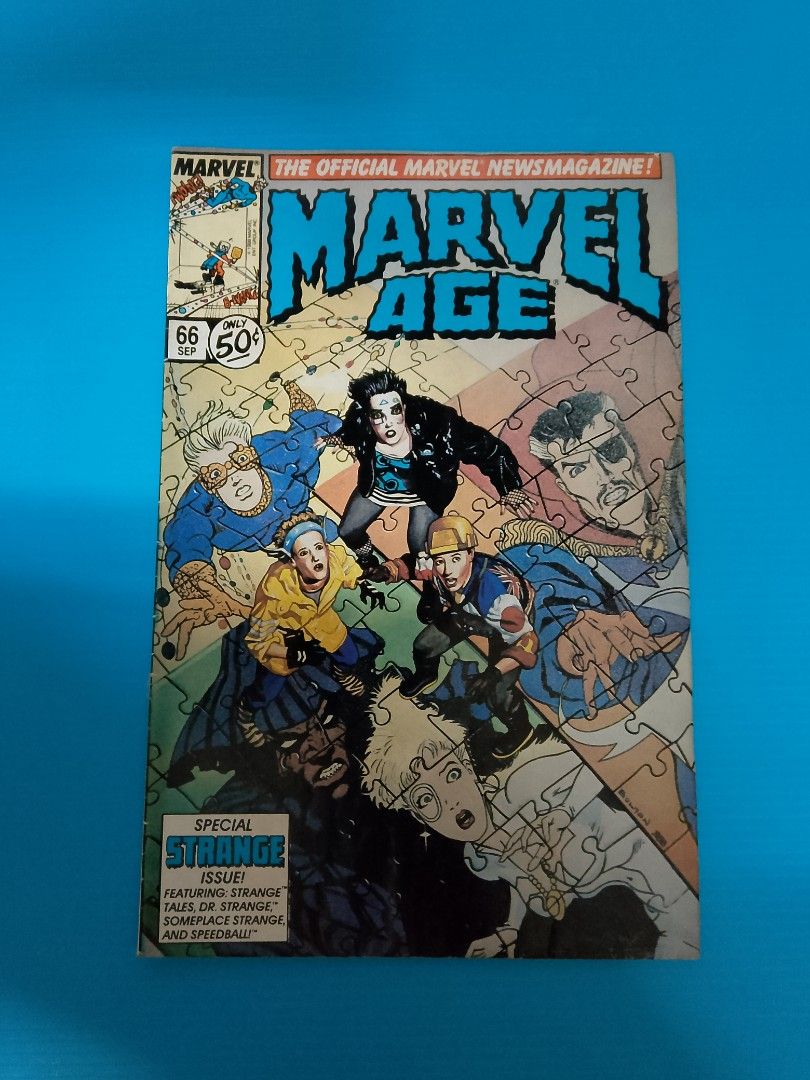 Marvel Age #66 ( John Bolton - Cover Art ) Marvel Copper Age Issue ...