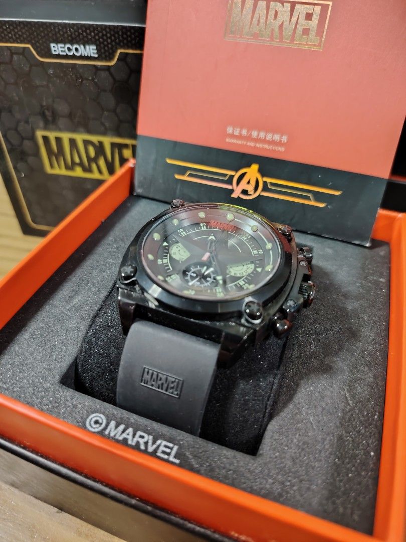 Marvel American Captains Watch Colorful Street Triangle Personality ...