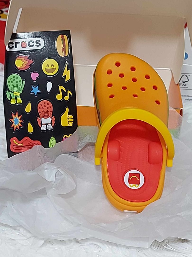 Mc Donalds collab Crocs Happy Meal, Hobbies & Toys, Memorabilia ...