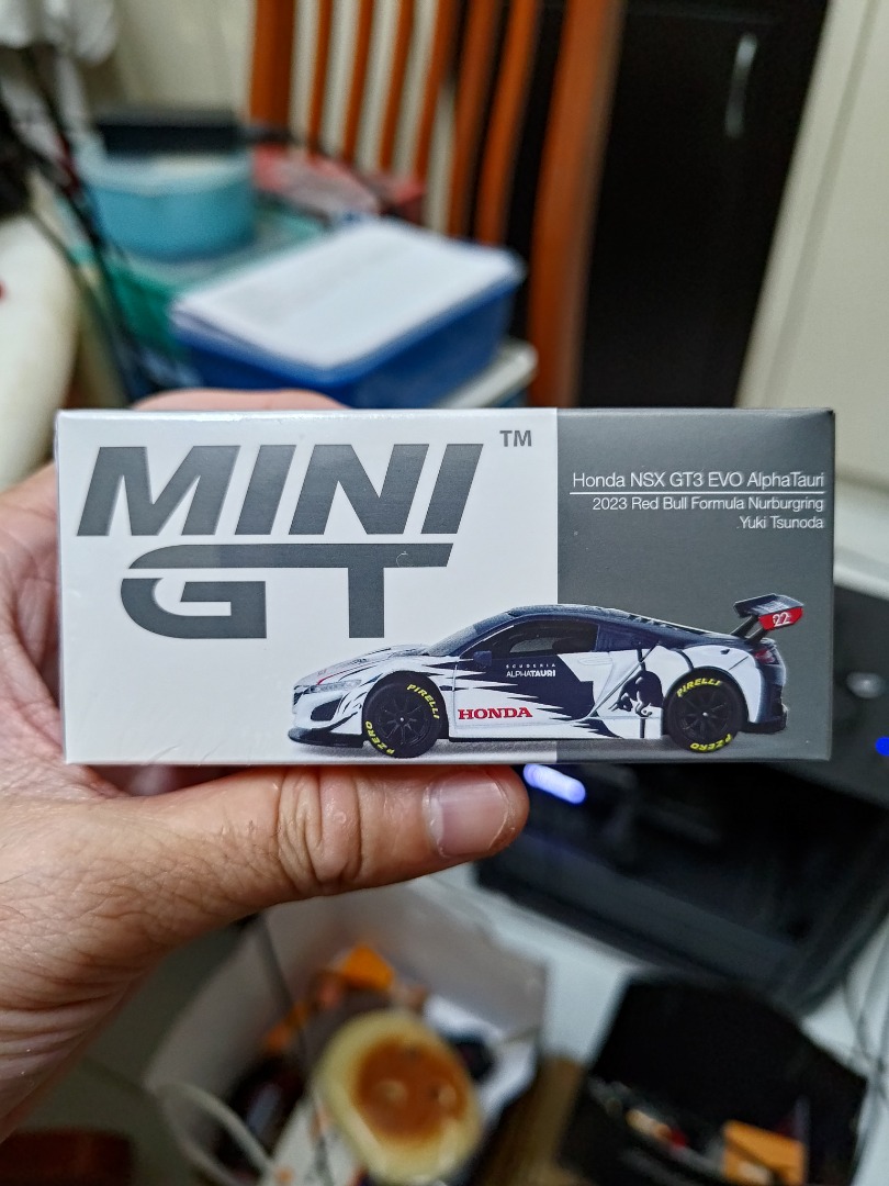 Mini GT Honda NSX GT3 EVO AlphaTauri 2023 Red Bull Formula Nurburgring ...