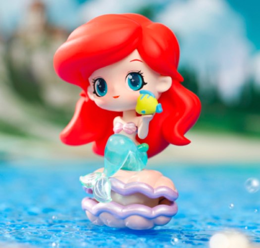 Miniso Disney Princess Fairy Tale Town Figure Model Blind Box - Ariel ...