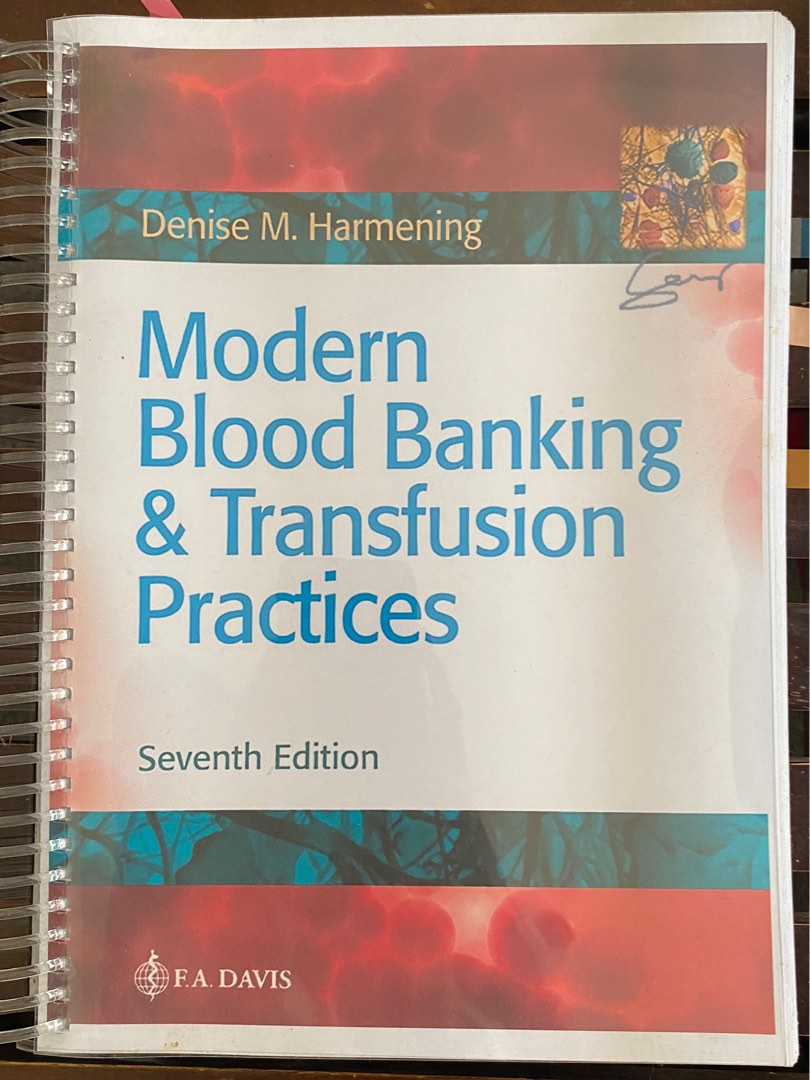 Modern Blood Banking & Transfusion Practices (7th ed), Hobbies & Toys ...