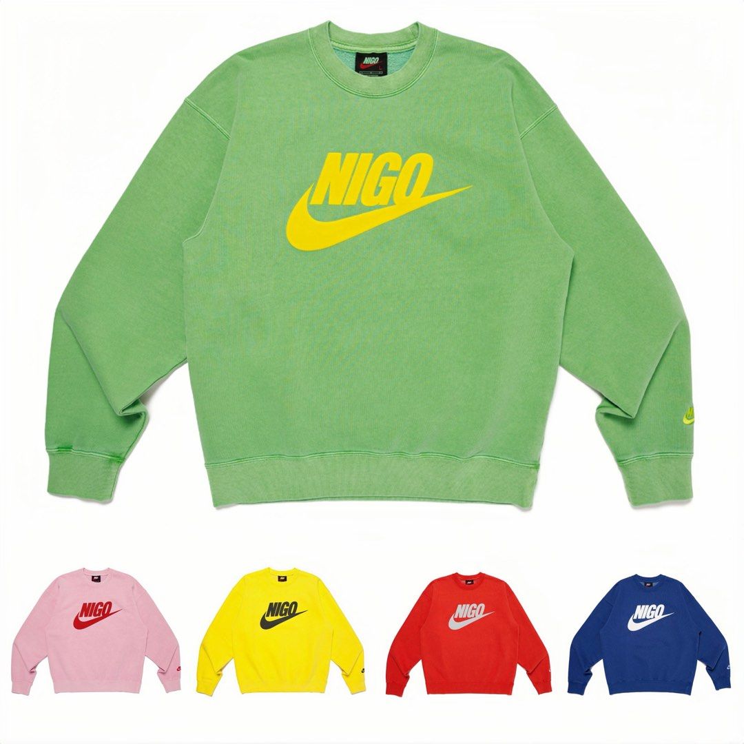 Nigo x Nike Crew FLC, 男裝, 上身及套裝, 衛衣- Carousell Nigo x Nike Crew FLC, 男裝, 上身及套裝, 衛衣- Carousell