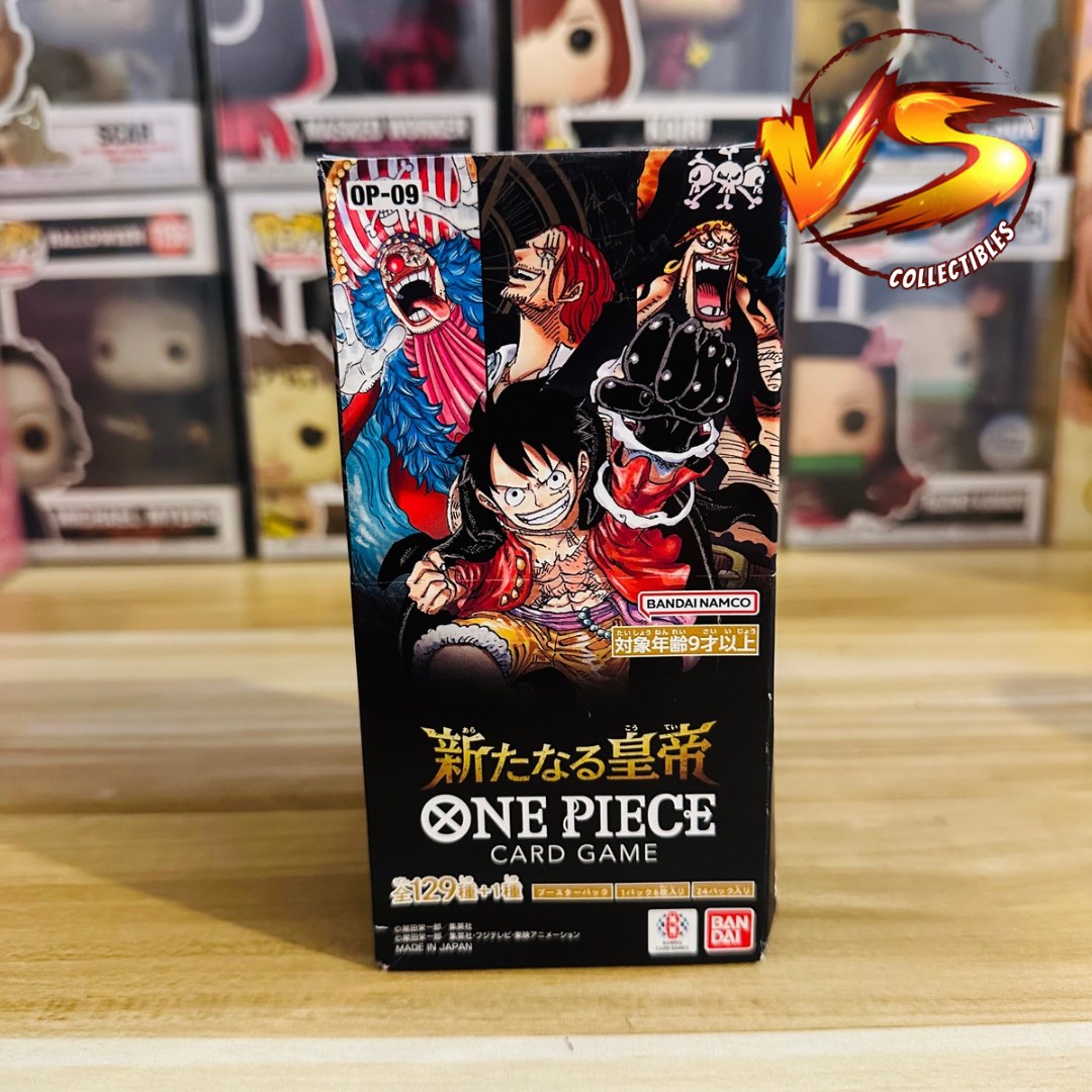 One Piece OP-09 Emperors in the New World (Japanese) Trading Card Game ...