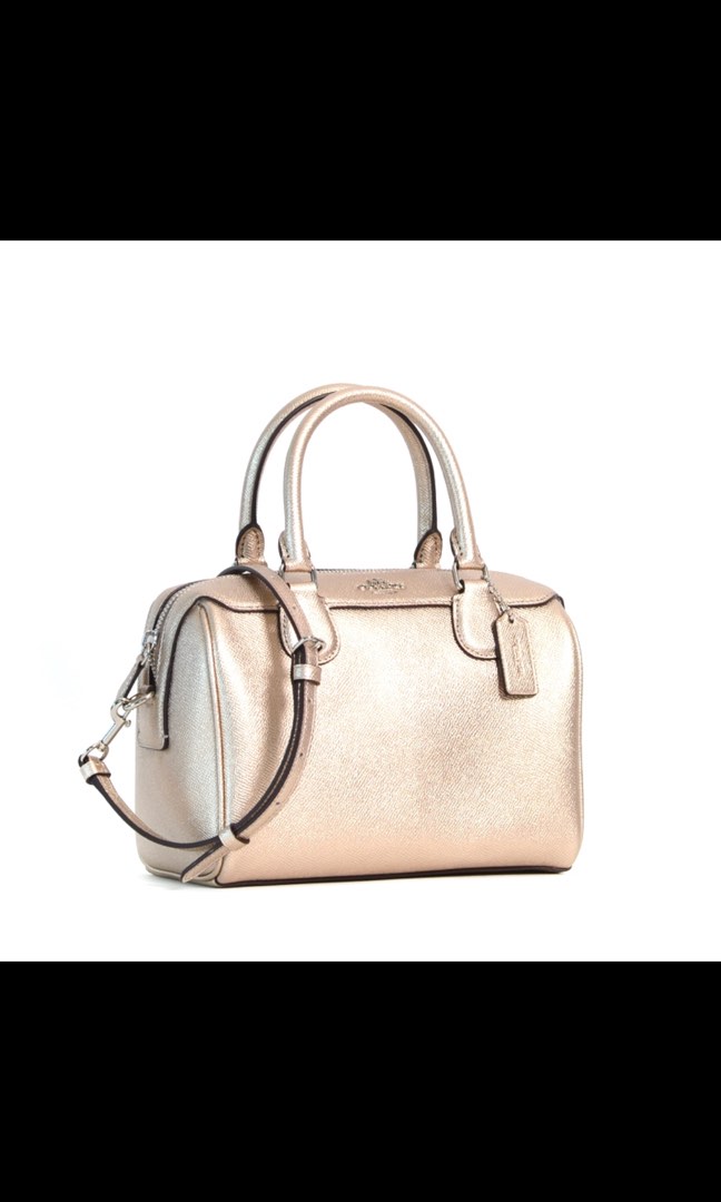 Original Authentic Coach Mini Bennet in platinum rowan, Luxury, Bags ...