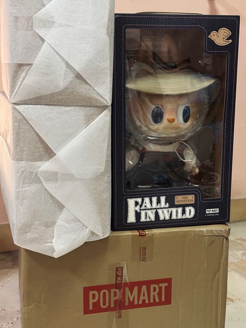 POPMART Fall in wild giant labubu, Hobbies & Toys, Toys & Games on ...