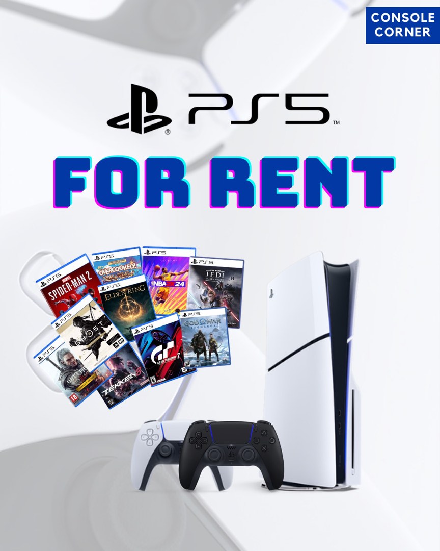 PS5 Slim for Rent, Video Gaming, Video Game Consoles, PlayStation on ...