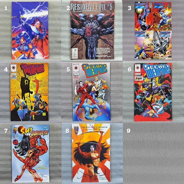 Razor/Warrior Nun Areala, Resident Evil Magazine #5, Robocop vs ...