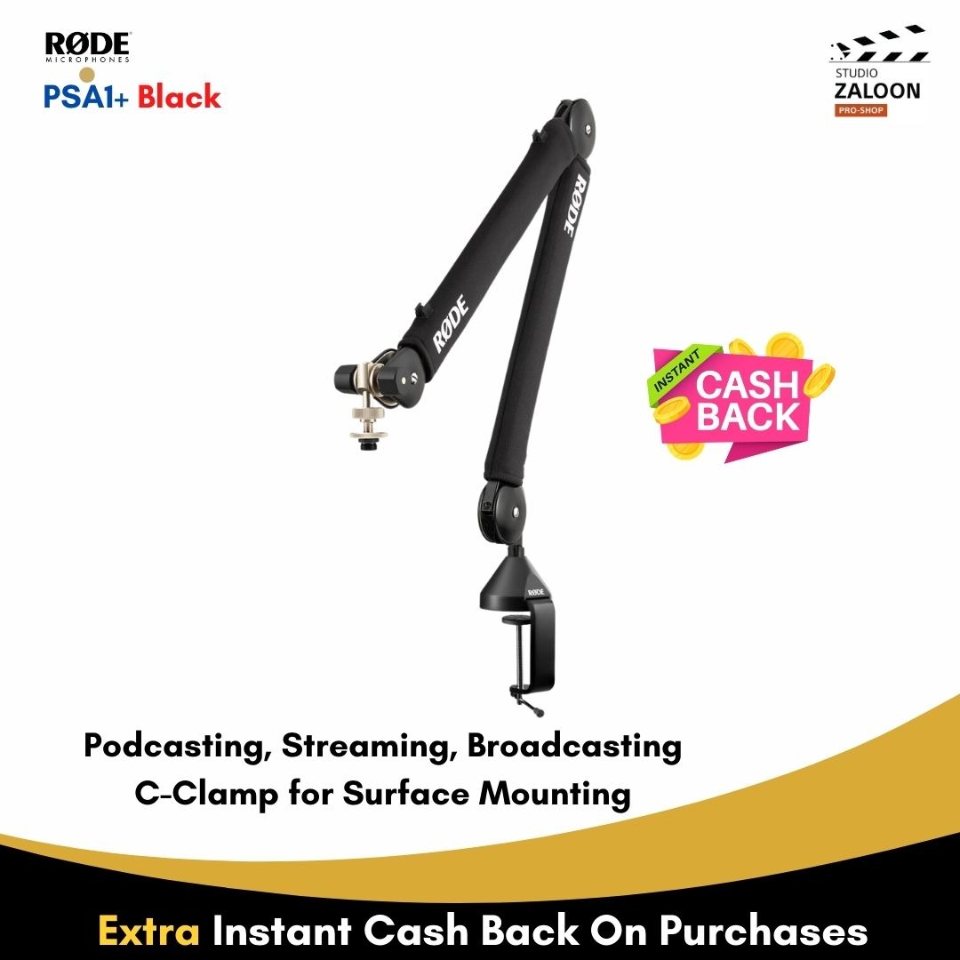 RODE PSA1+ Professional Studio Arm (Black) [ PSA1 plus ], Audio ...