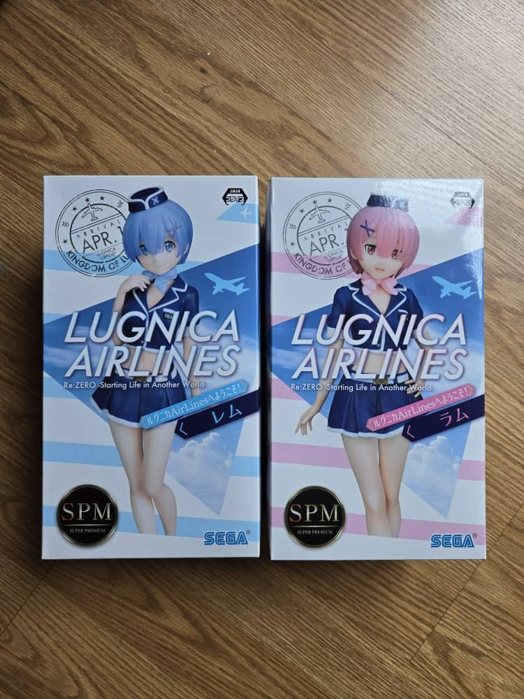 Sega SPM Re:Zero Lugnica Airlines Rem & Ram, Hobbies & Toys, Collectibles & Memorabilia, Fan ...
