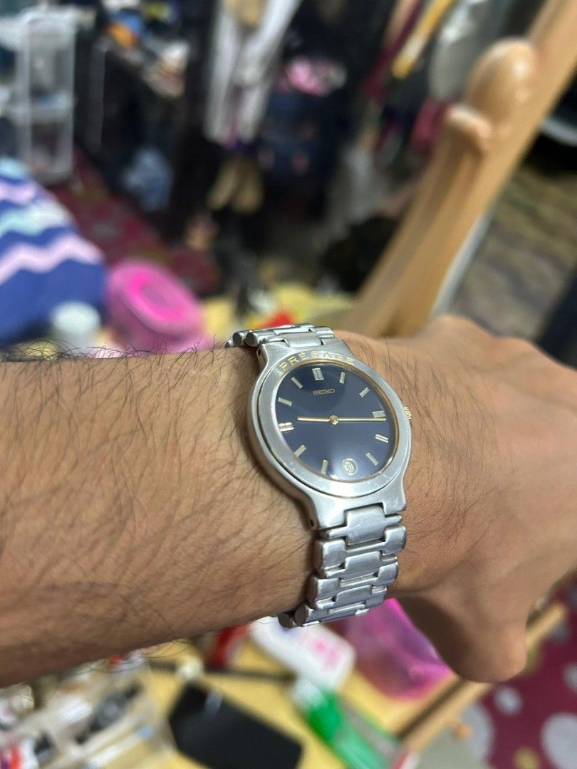 Seiko presage titanium, Luxury, Watches on Carousell