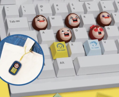 Soap studio SHO-CHAN KEYCAPS 燦子 小燦家族 鍵盤 鍵帽 掛飾 盲盒 namco 夾娃娃 toy zero ...