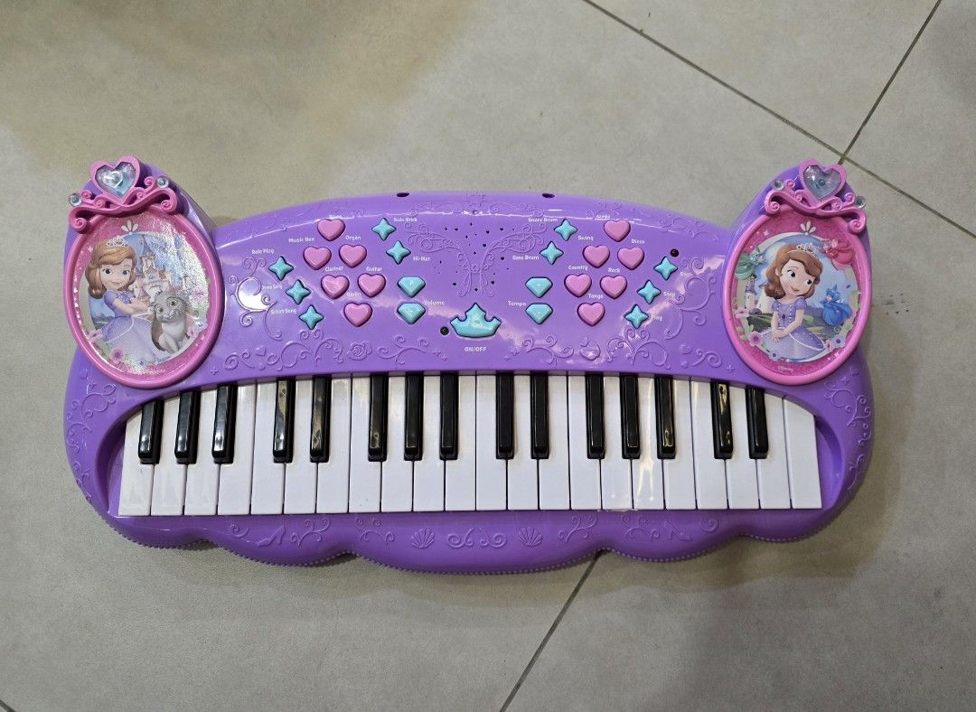 Sofia The First Electronic Keyboard, Hobbies & Toys, Music & Media, Musical Instruments on Carousell
