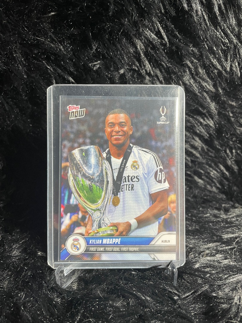 TOPPS NOW Kylian Mbappe - First Game. First Goal. First Trophy. - 24/25 ...