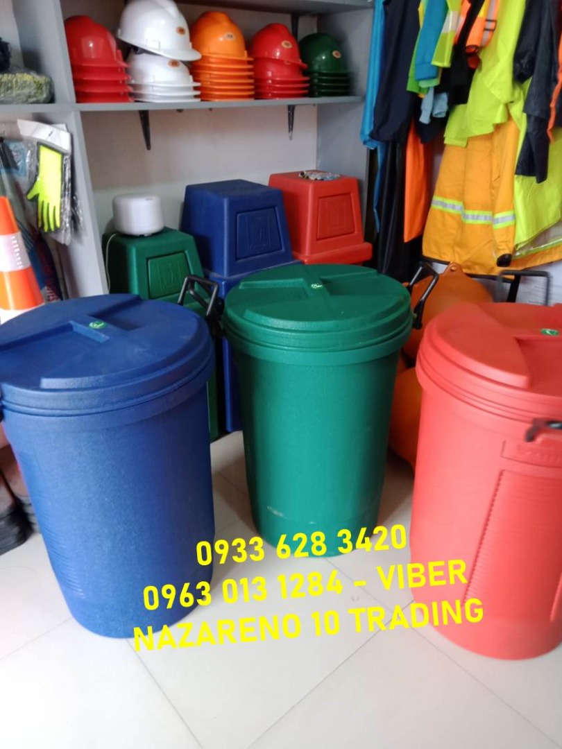 TROLLING BIN TRASH BIN with wheels, Furniture & Home Living, Cleaning ...