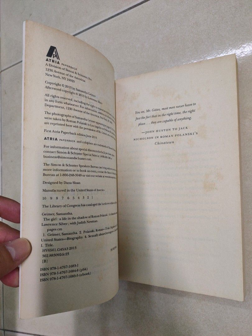 [Used] The Girl by Samantha Geimer (Nonfiction > Biography / Memoir ...