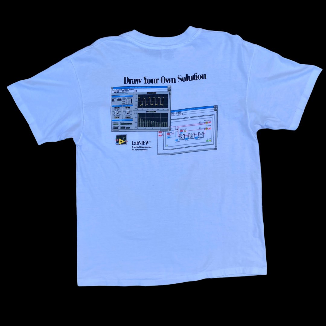 Vintage 90s Labview Instrumentation System Aphex Twin, Men's Fashion ...