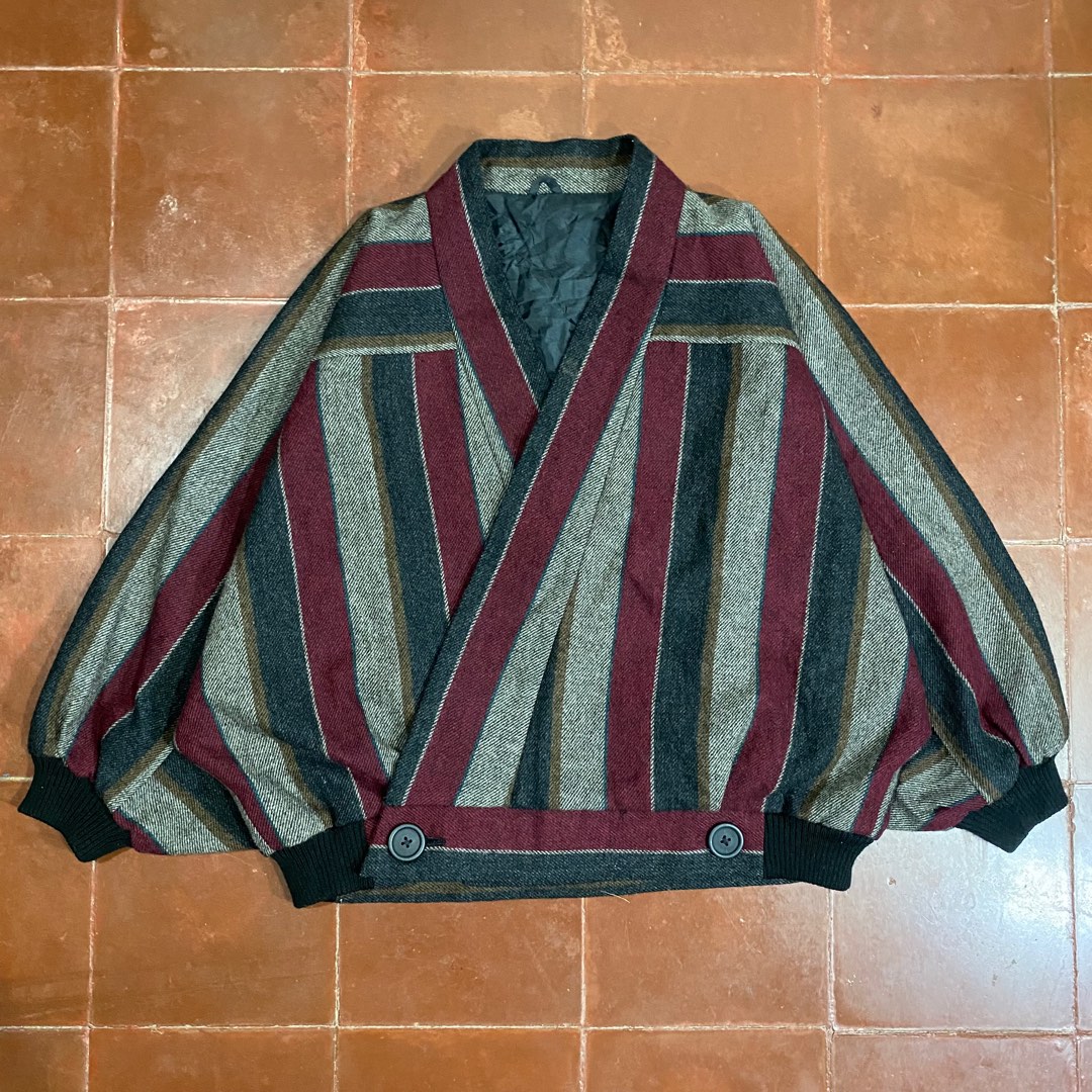Vintage japanese kimono bomber jacket, Men's Fashion, Coats, Jackets ...