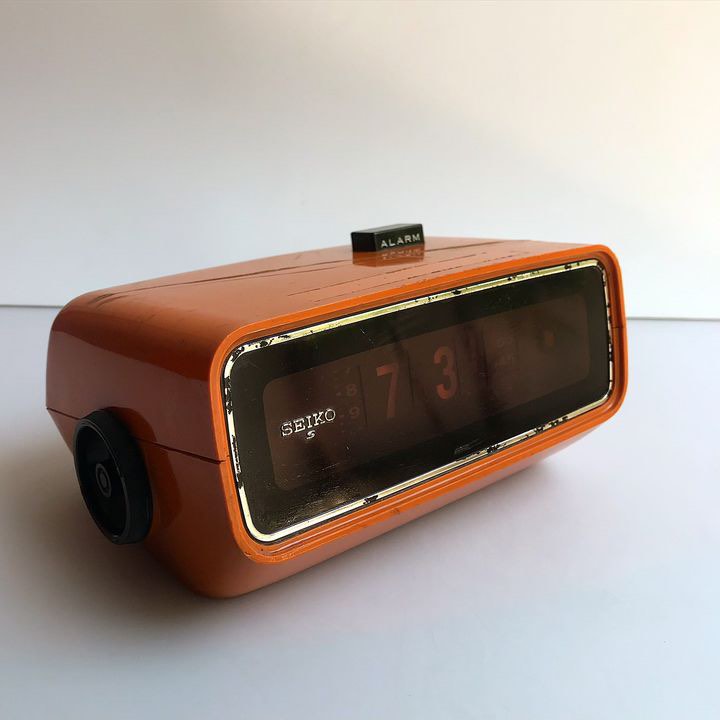 Vintage Seiko flip clock Flip flop Clock SEIKO digital clock DL404E ...
