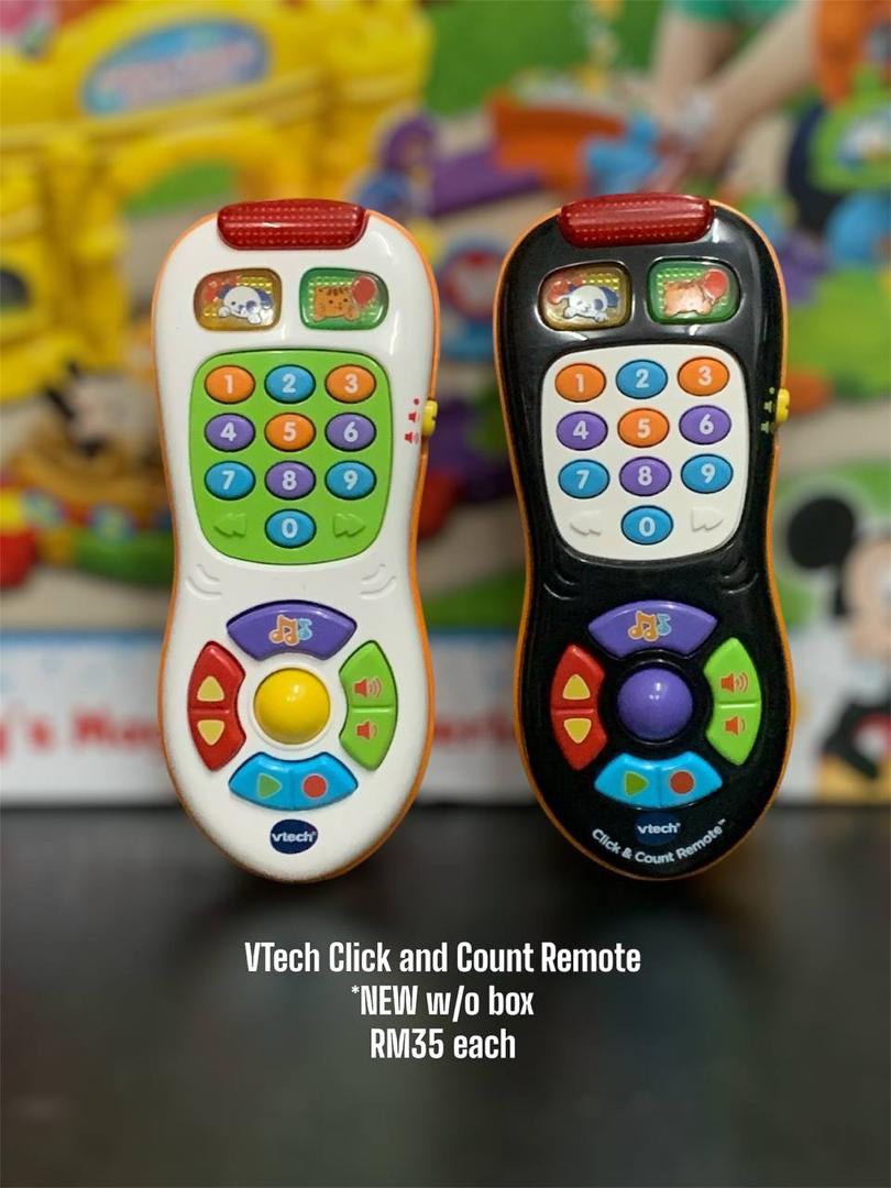 VTech Click and Count Remote, Hobbies & Toys, Toys & Games on Carousell