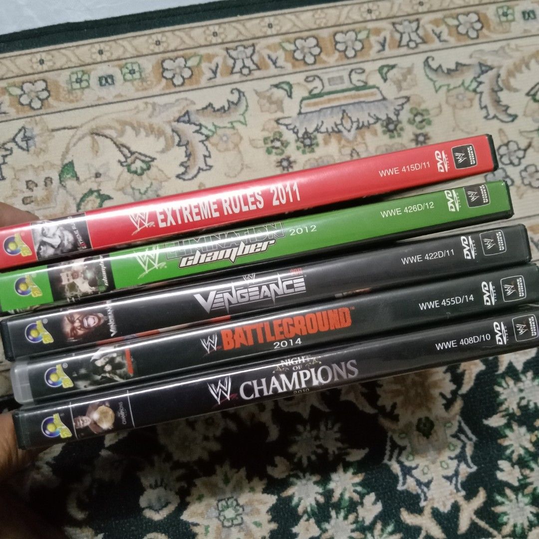 WWE WRESTLING (DVD)'S - 5 choice, Hobbies & Toys, Music & Media, CDs ...