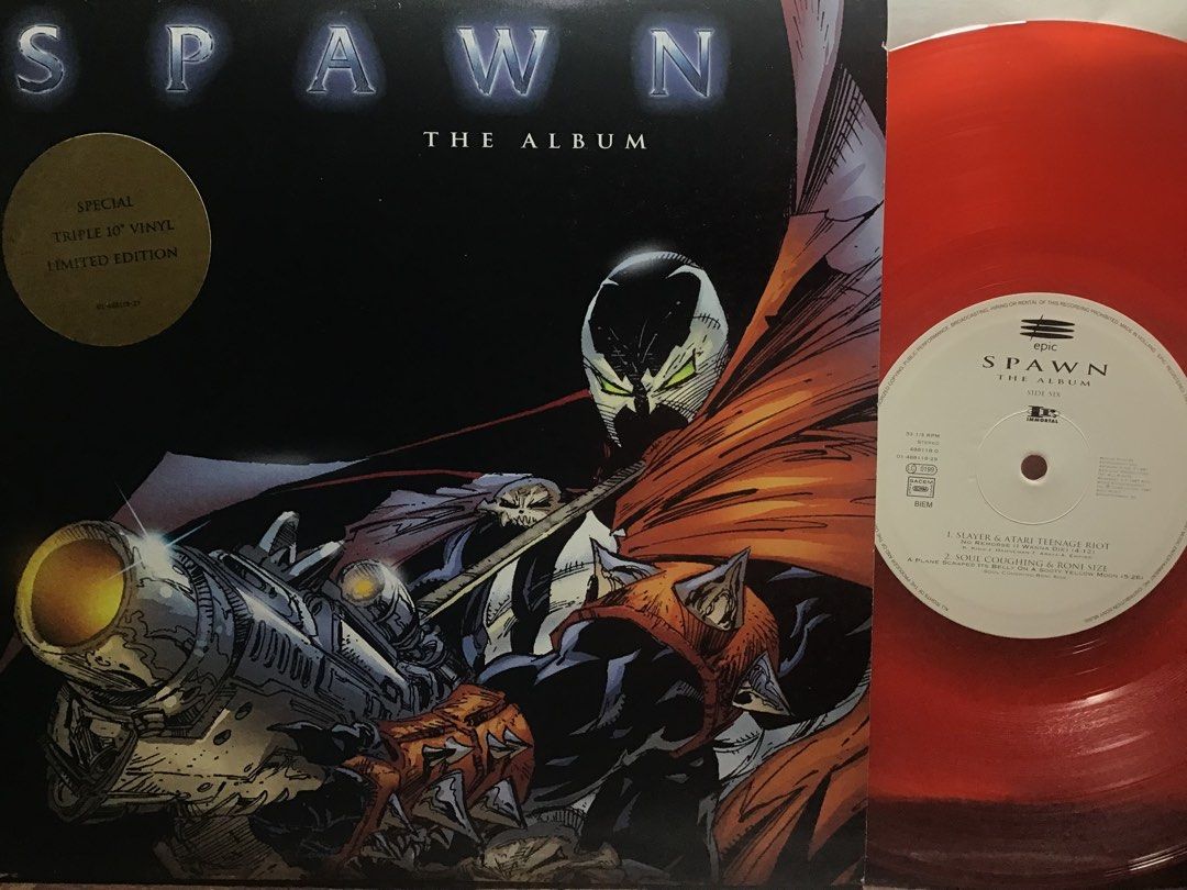 3x LP Spawn The Album OST OOP 1997 TRIPLE VINYL RECORD Anubis Piring ...
