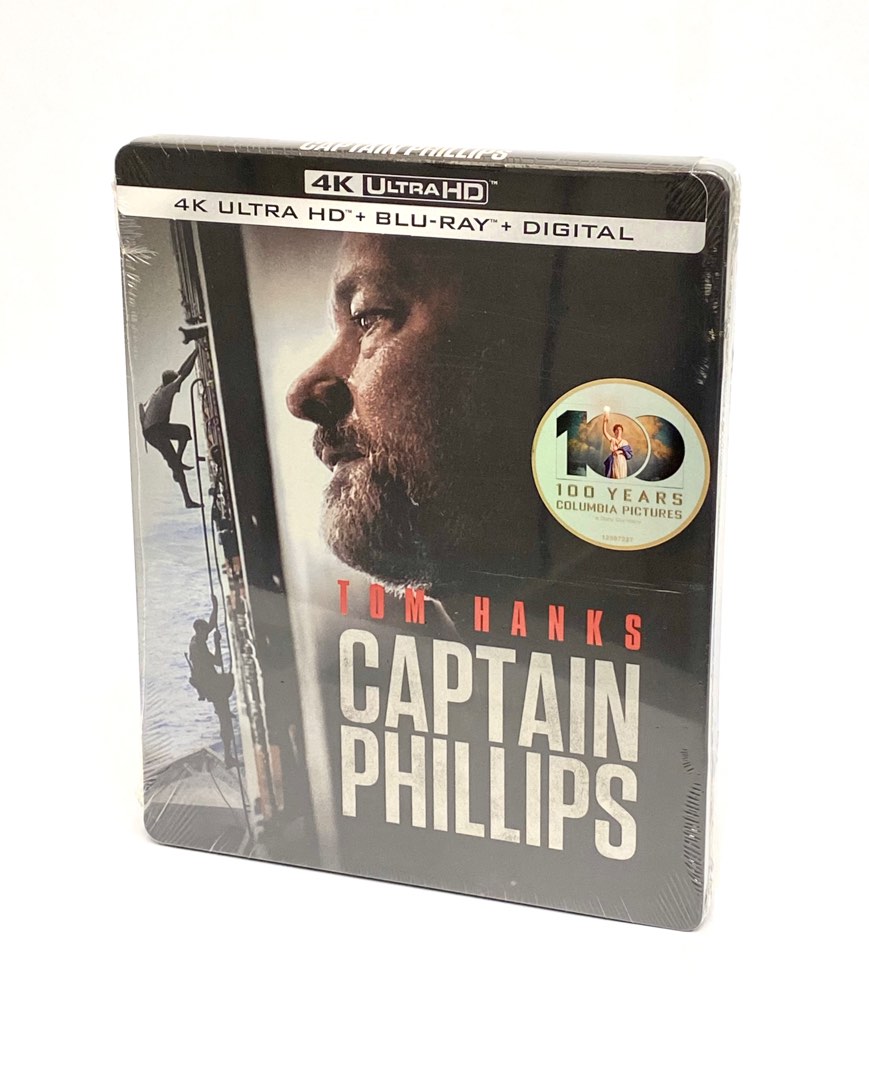 🚫(HOLD) [🌈最新鐵盒推介] 4K藍光Bluray《Captain Philips 盜海狙擊》Steelbook鐵盒復刻版, 興趣及遊戲 ...
