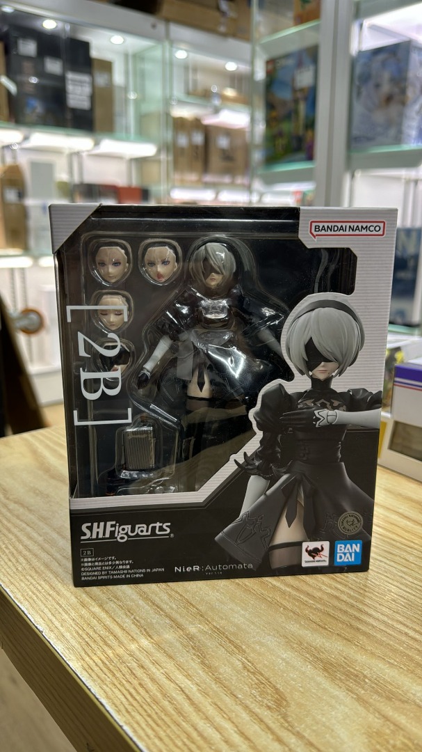 全新 Bandai S.H.Figuarts Shf 2B NieR Automata YoRHa 尼爾 自動人形, 興趣及遊戲, 玩具 ...