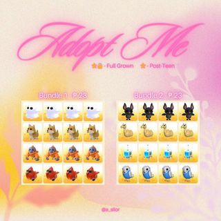 Adopt Me: Make a Neons Bundle, Hobbies & Toys, Toys & Games on Carousell