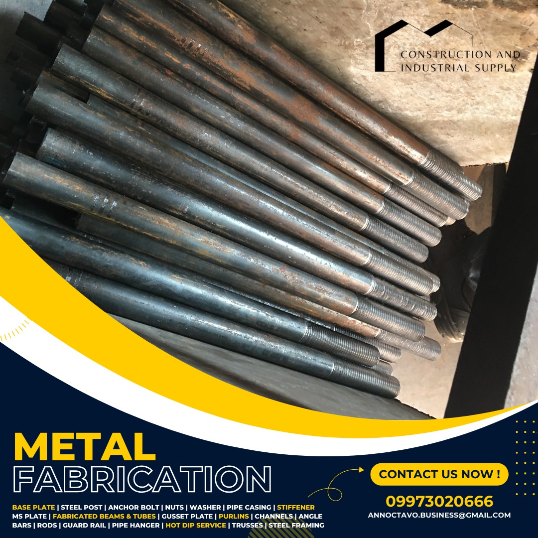 Anchor Bolt | Angle Bar | Threaded Rod | Northern Uprising Construction ...