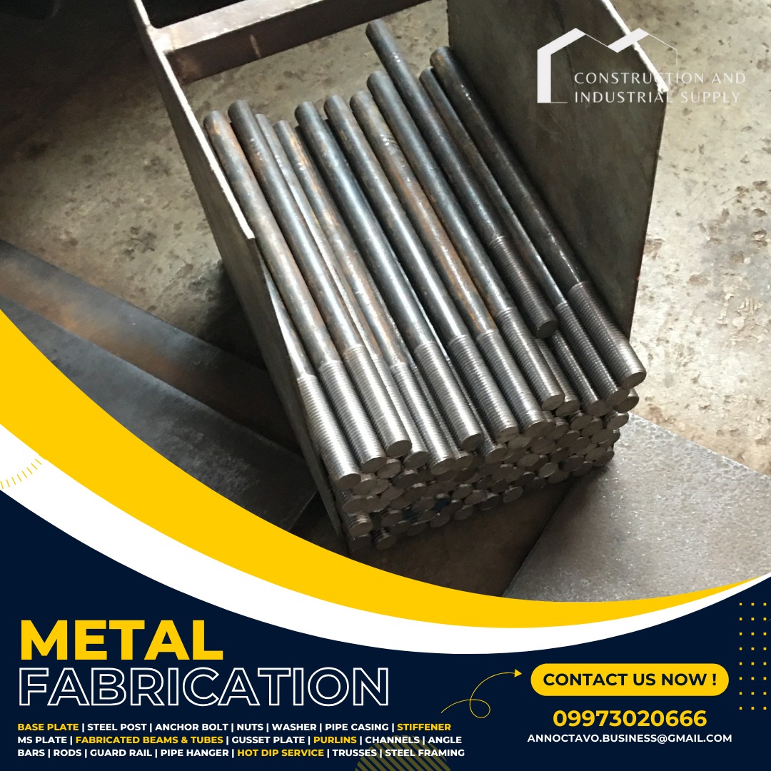 Anchor Bolt | Northern Uprising Construction | Stud Bolt | Pipe Casing ...