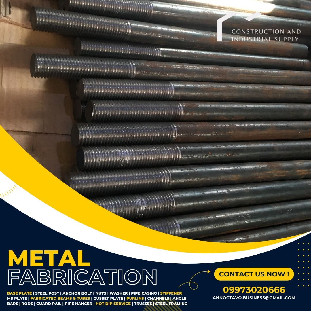Anchor Bolt | Stud Bolt | U-Bolt | Northern Uprising Construction ...