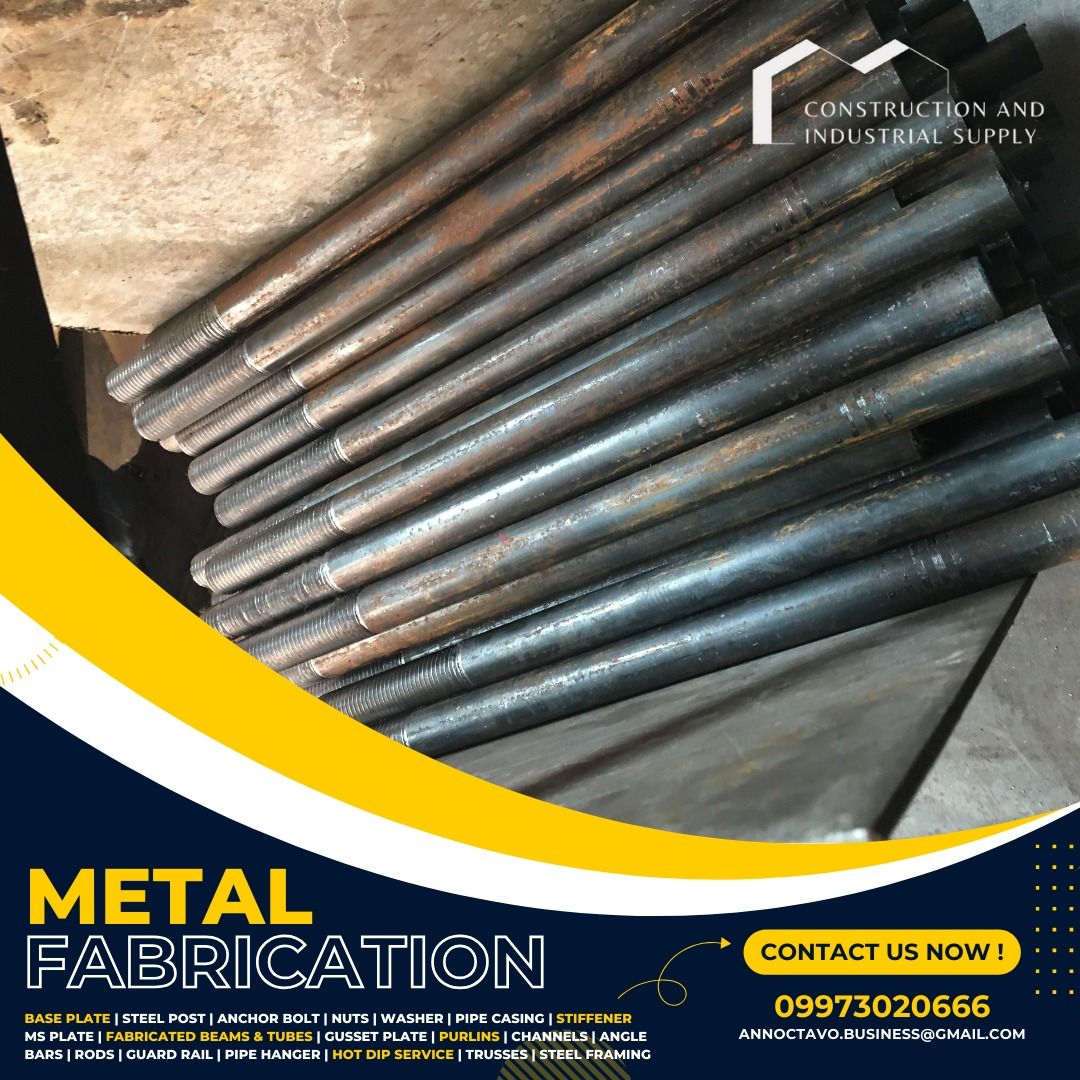 Anchor Bolt | Threaded Rod | U-Bolt | Northern Uprising Construction ...