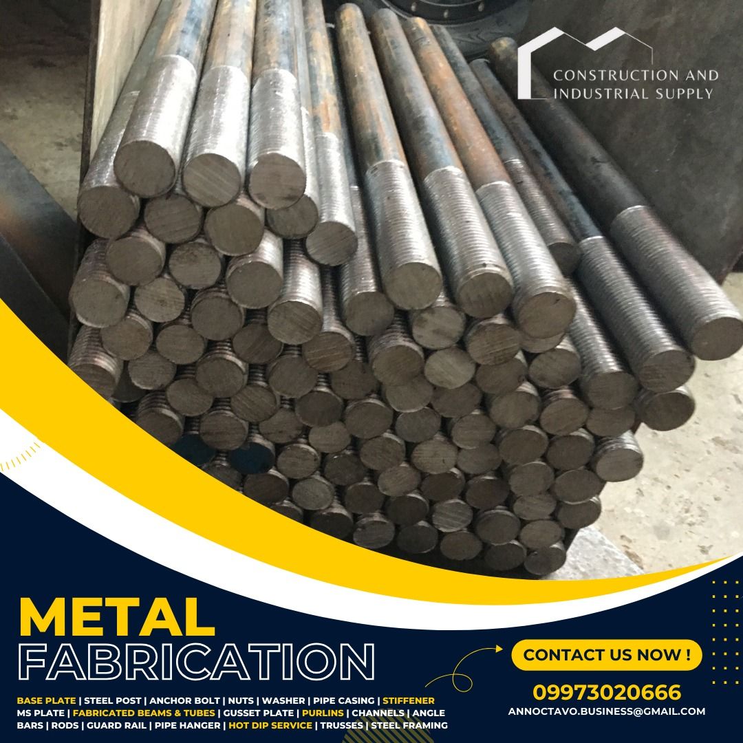 Anchor Bolt | U-Bolt | Northern Uprising Construction | Pipe Casing ...