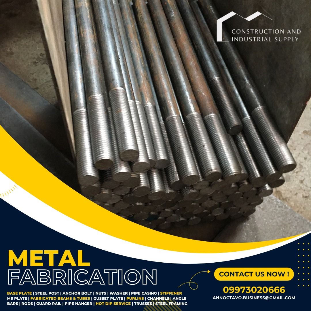 Anchor Bolt | U-Bolt | Northern Uprising Construction | Pipe Casing | Round Bar | Flat Bar ...