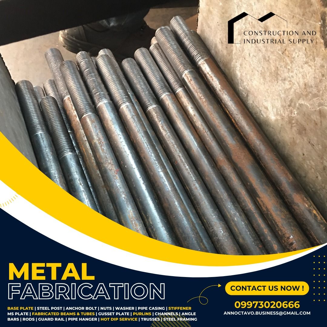 Anchor Bolt | U-Bolt | Northern Uprising Construction | Pipe Casing ...